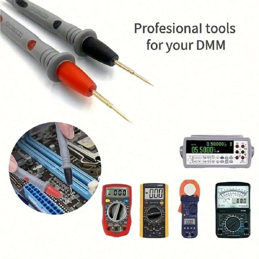 6-Piece Set Of High Sensitivity Multimeter Probes, Universal Measuring ...