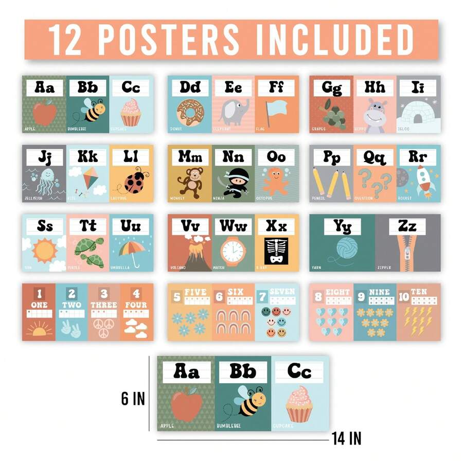 Retro Alphabet For Classroom Wall Line - Alphabet Letters For Classroom ...