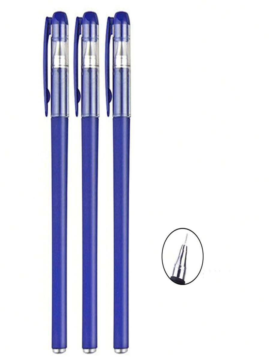 10pcs Exam & Office Neutral Pens, Matte Carbon Fiber Tip Ballpoint Pens ...