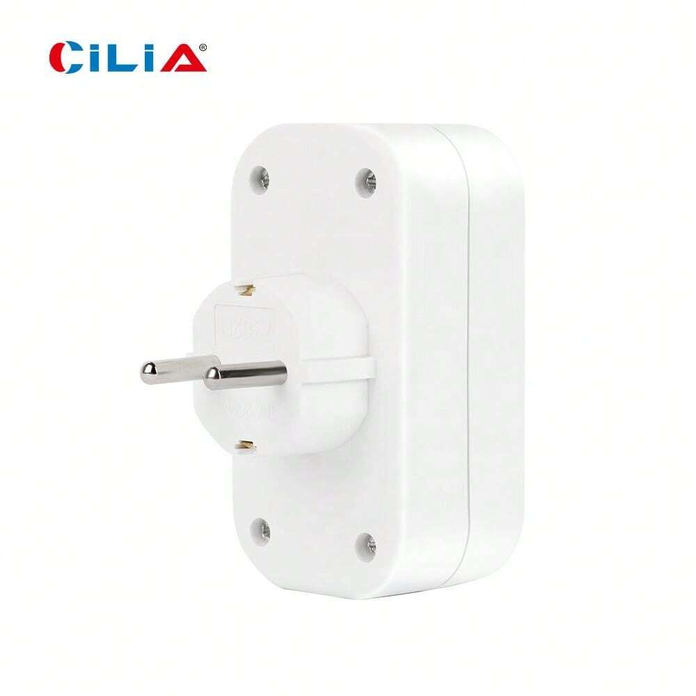 Cilia Schuko Adapter Socket Without Cable 250v 16a Space Saving Multiple Socket Adapter For