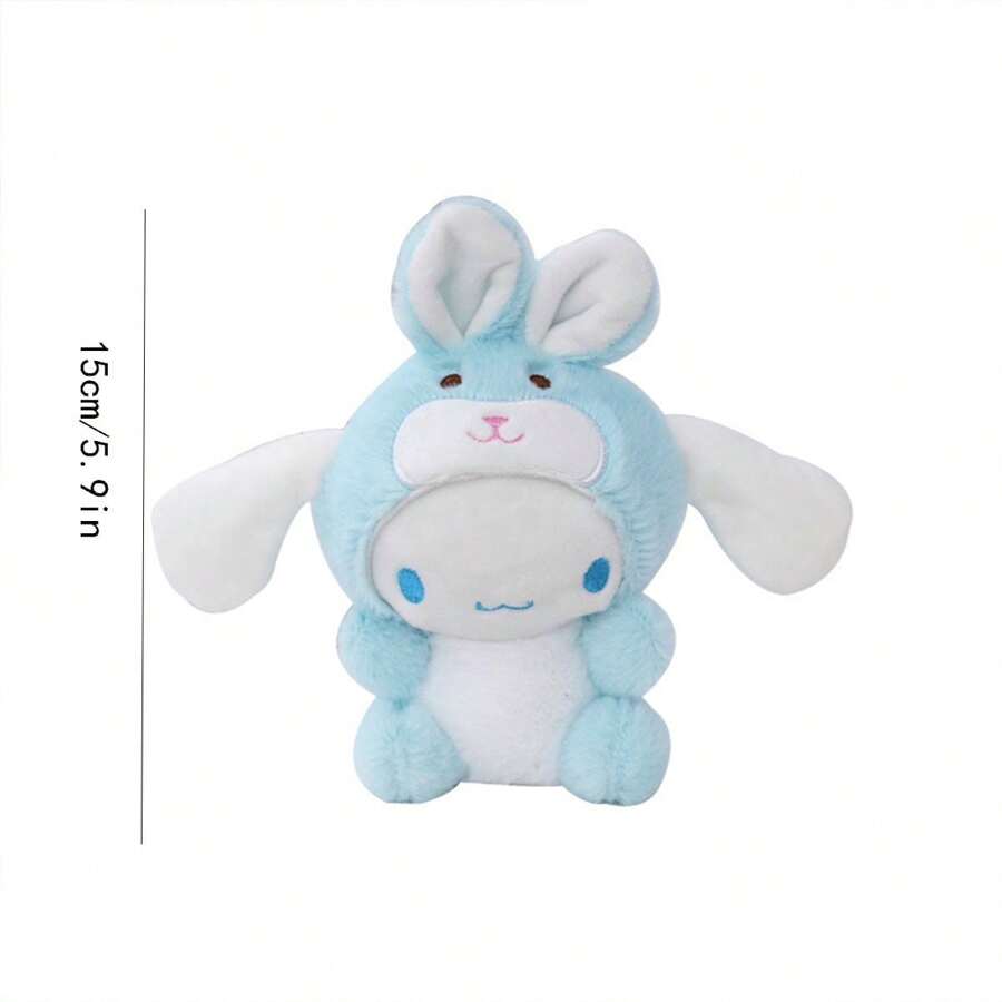 Sanrio Series Transforming Bunny Kuromi & Cinnamoroll Plush Backpack ...