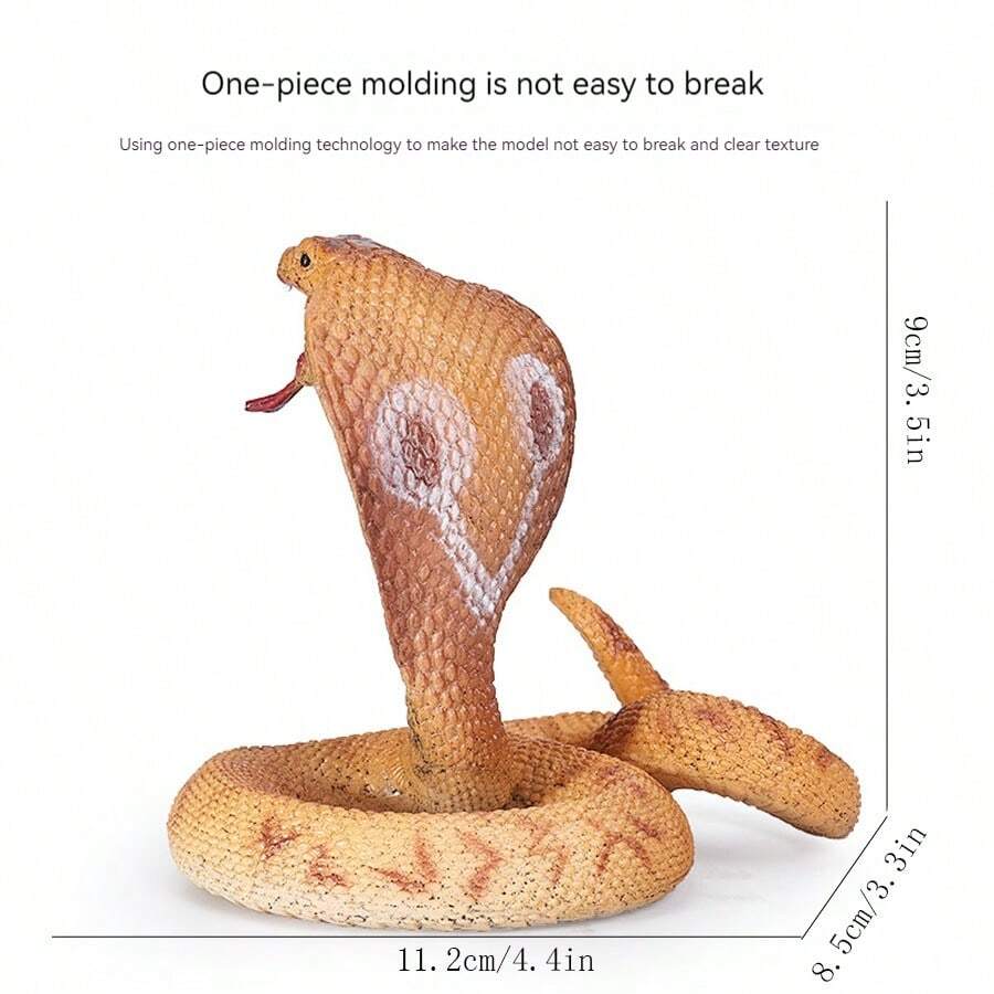 2024 New 1pc Hyper-Realistic Snake Model, Dual Color Options, Ideal As ...