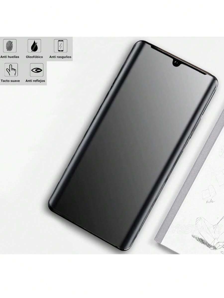 2 Hydrogel Micas HD Blue Light Matte Back Privacy And Screen For Galaxy ...