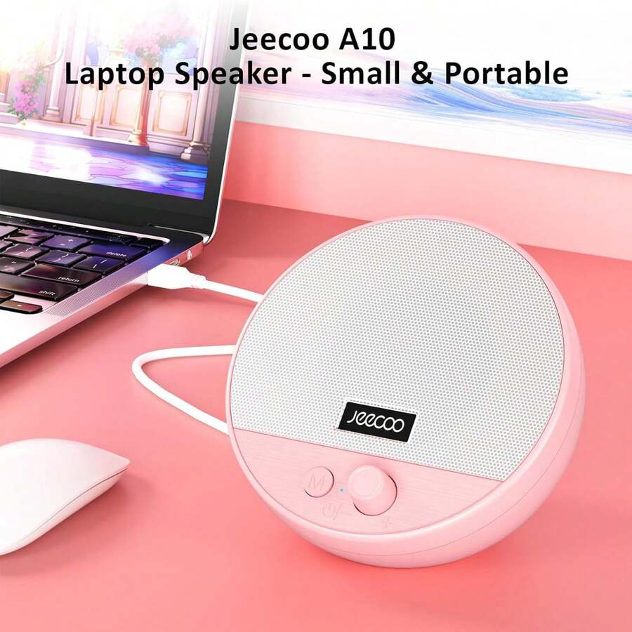 Jeecoo A10 Altavoces de computadora Bluetooth con enchufe USB Plug-N ...