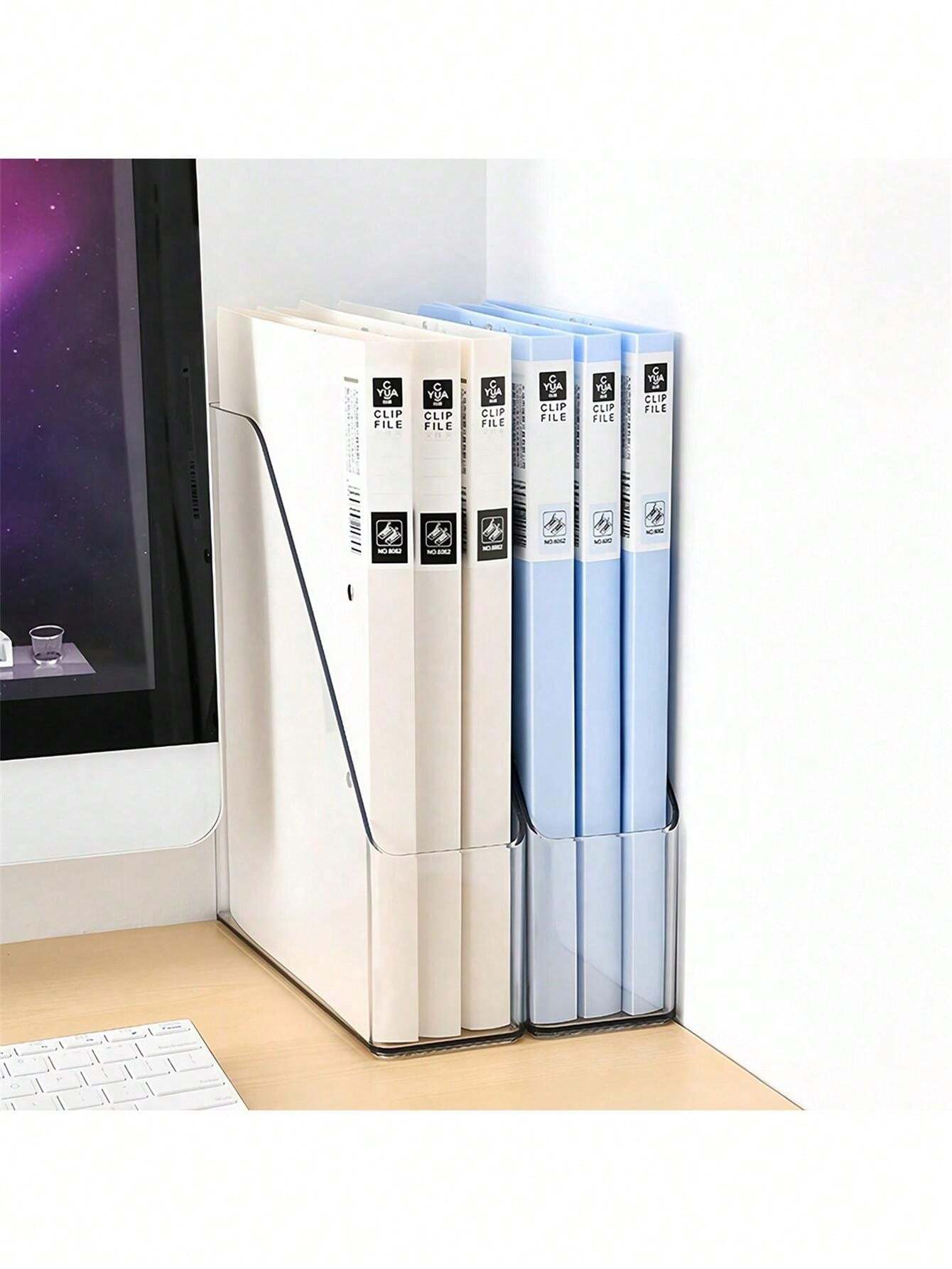Transparent Storage Box(Desktop Bookshelf,Combination Storage Rack ...