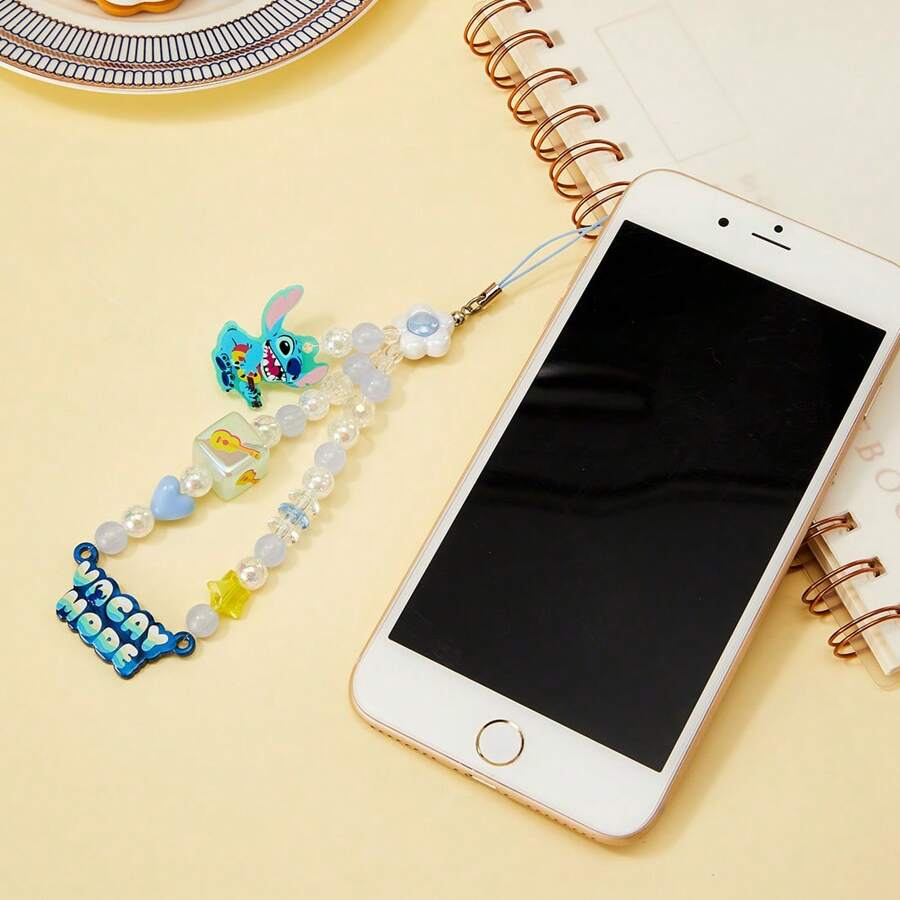 Miniso Disney Stitch Collection Colorful Summer Phone Charm | SHEIN UK