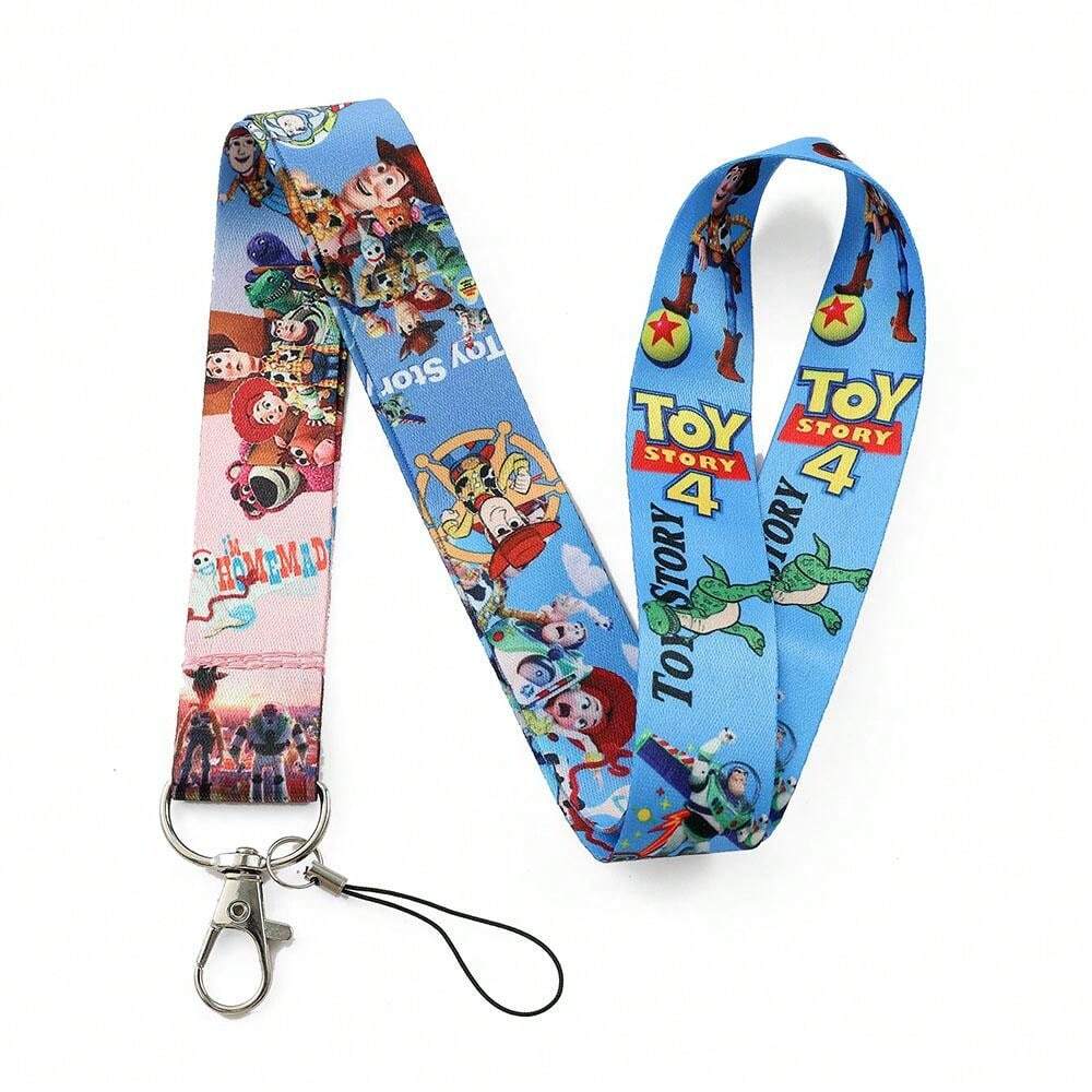 1 Pc New Toy Story Hanging Rope Key Strap,Cute Cartoon Toy Story ...