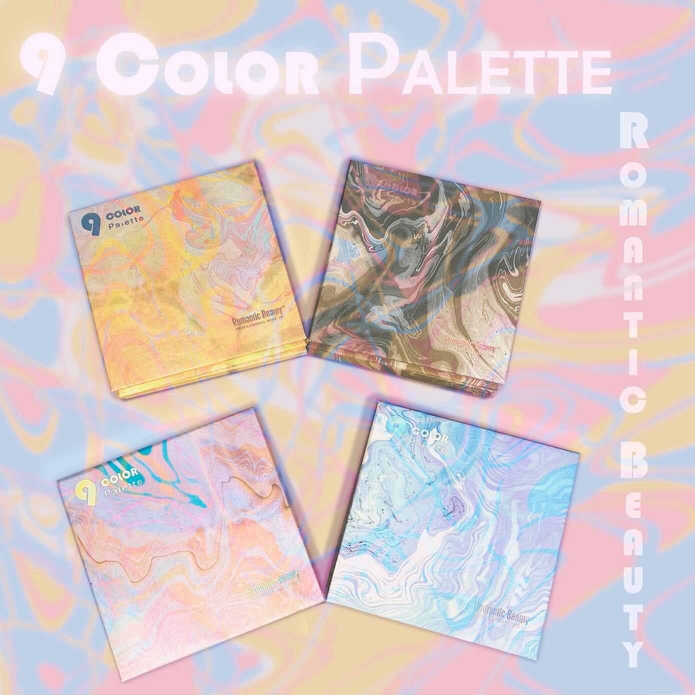 9-Count Eyeshadow Palette, Talc-Free Formula, Highly Pigmented Shades ...