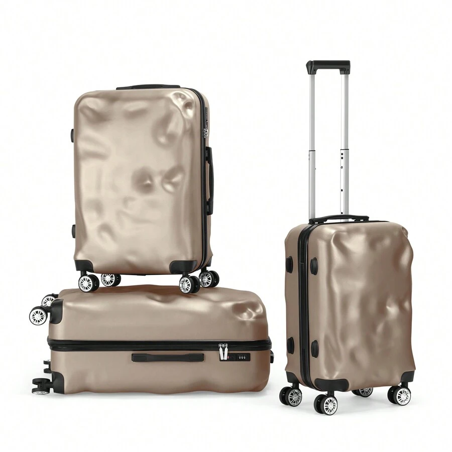 Luggage Sets 3 Piece Lightweight Hard Shell Suitcase Set TSA Lock ...