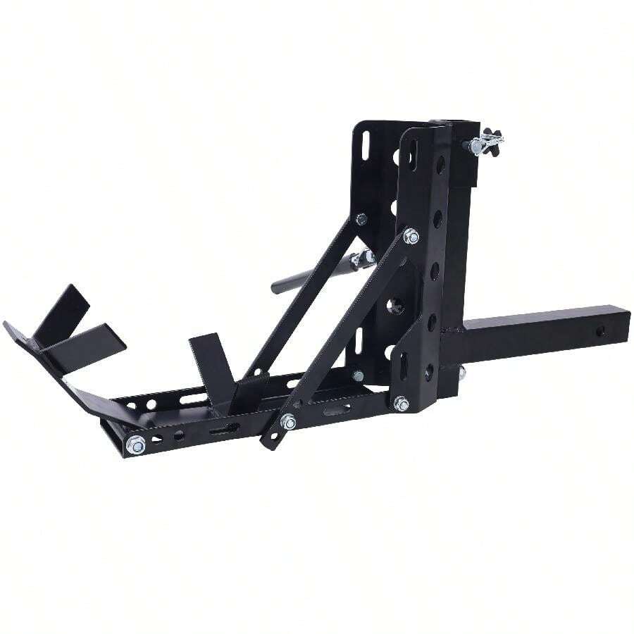 800LBS Motorcycle Trailer Hitch Scooter Hauler Mount Rack 2" Motorcycle ...