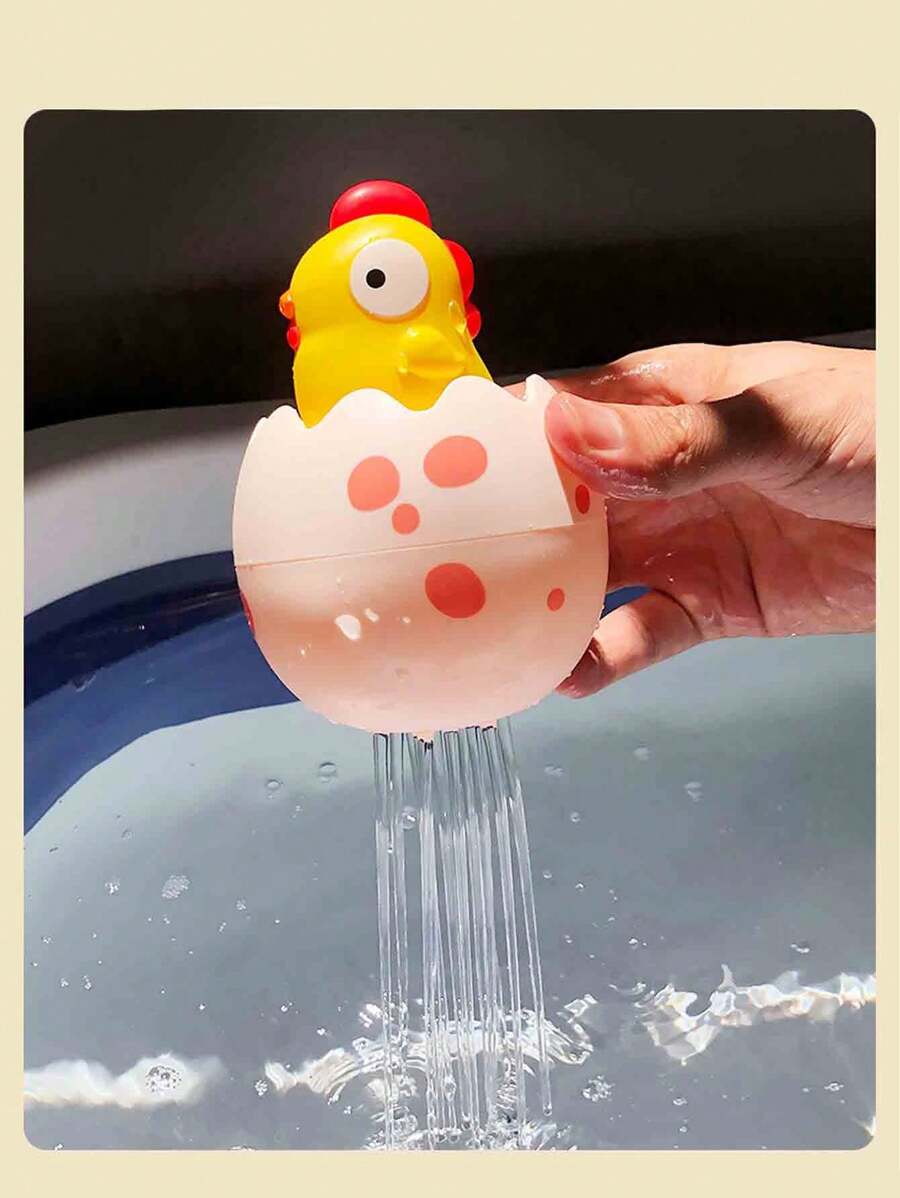 Dinosaur Egg Bath Toys, Funny Water Play Egg, Rubber Ducky Rain Egg ...
