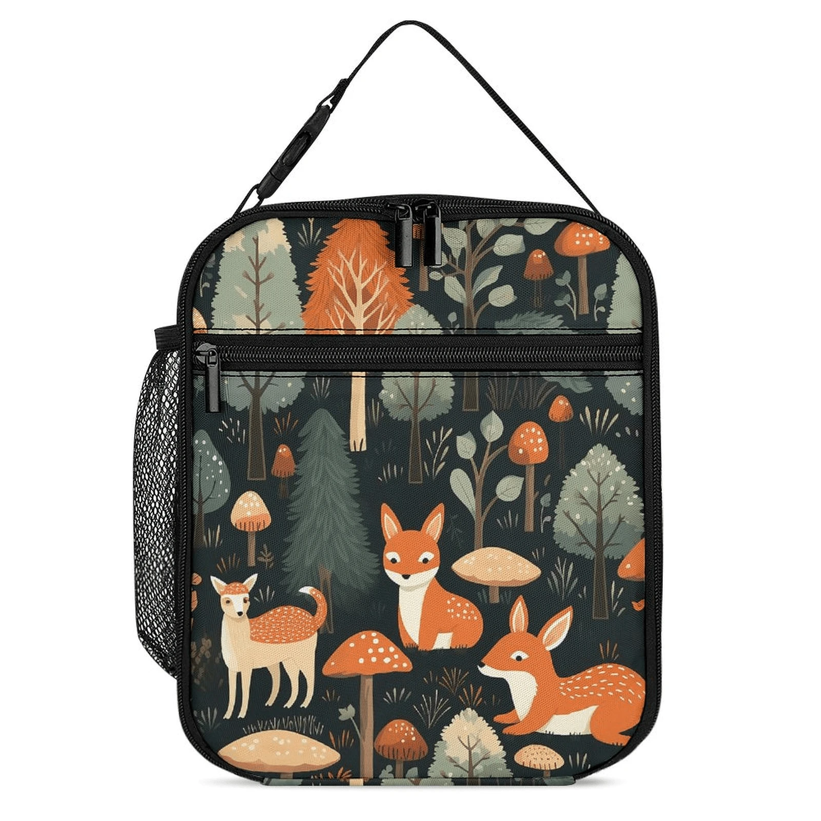 Upgraded Portable Thermal Insulated Lunch Bag, Dual Zipper, Easy Clean ...