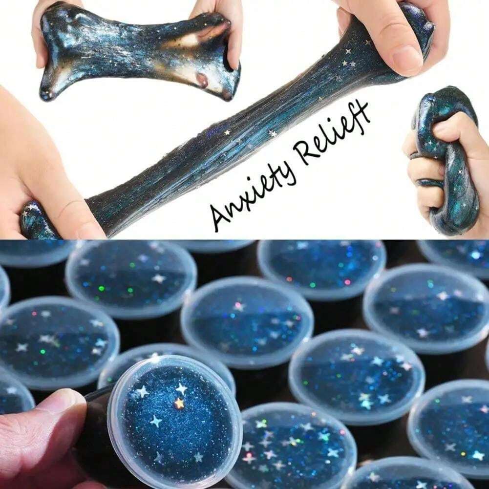 1pc Slime Stress Relief Jelly Clay, Toddlers Anti-Anxiety Toy, Blue ...