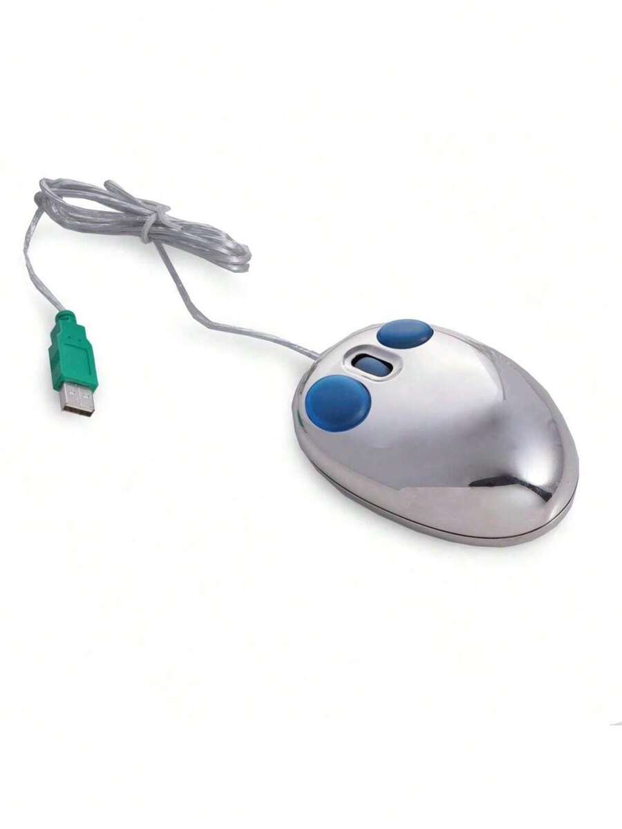 International Chrome Plated Computer Mouse With Scroll Wheel USB ...