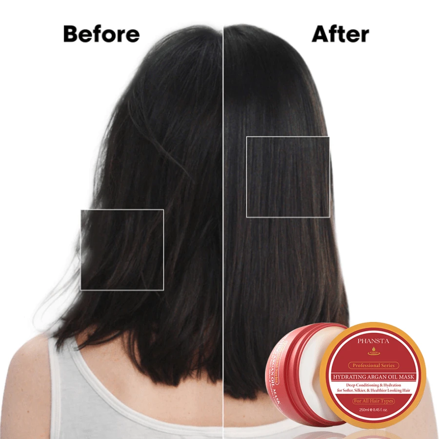 PHANSTA Moisturising Argan Oil Hair Mask And Deep Conditioner For Dry ...
