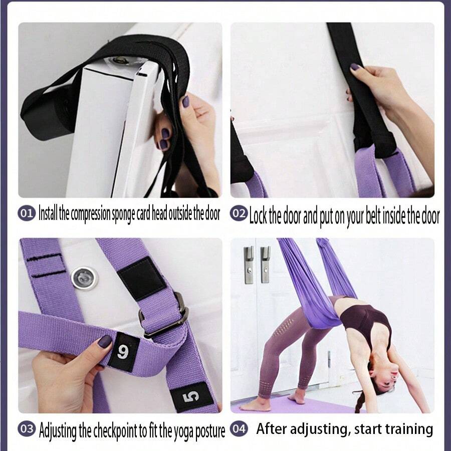 Aerial Yoga Trapeze Inversion Swing For Splits, Stretches, Inverted ...