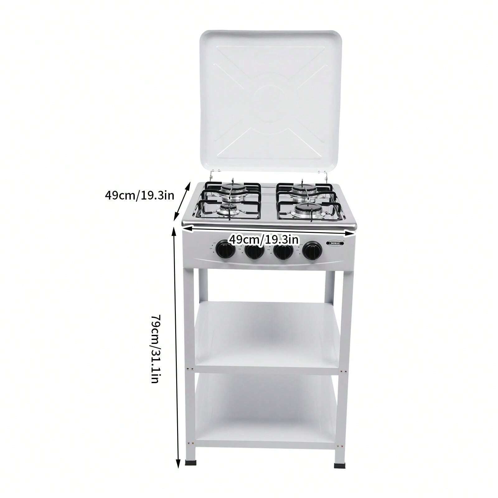 Commercial Free Standing 4 Burner Gas Cooktops Kitchen Cooking Stove ...