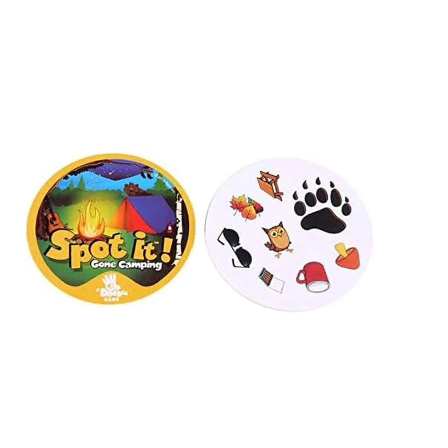 Dobble Camping Classics Card Game | Fast-Paced Symbol Matching ...