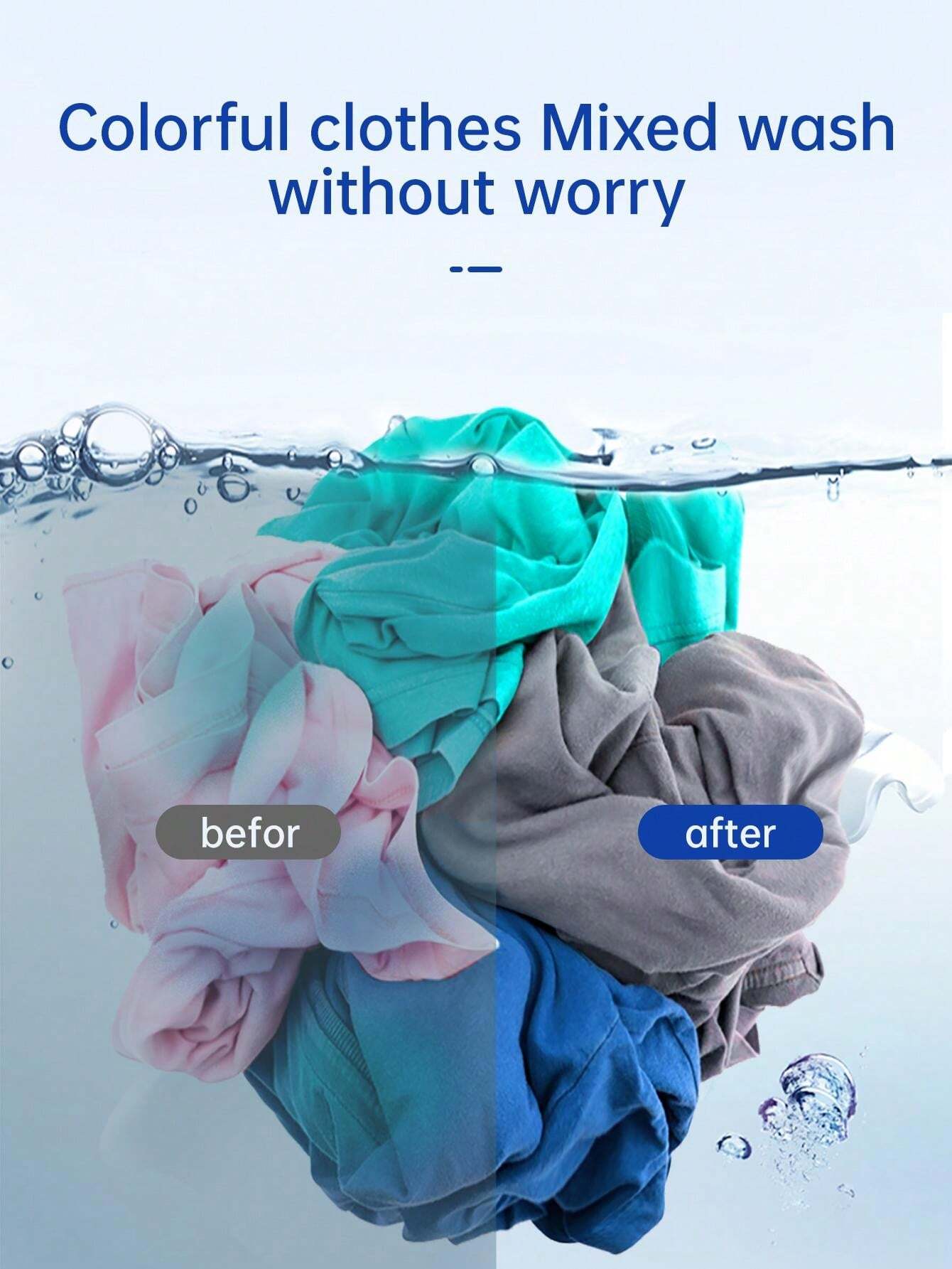 50 PCS Laundry Color Capture Sheets Matern'ella Clothes Color Capture ...