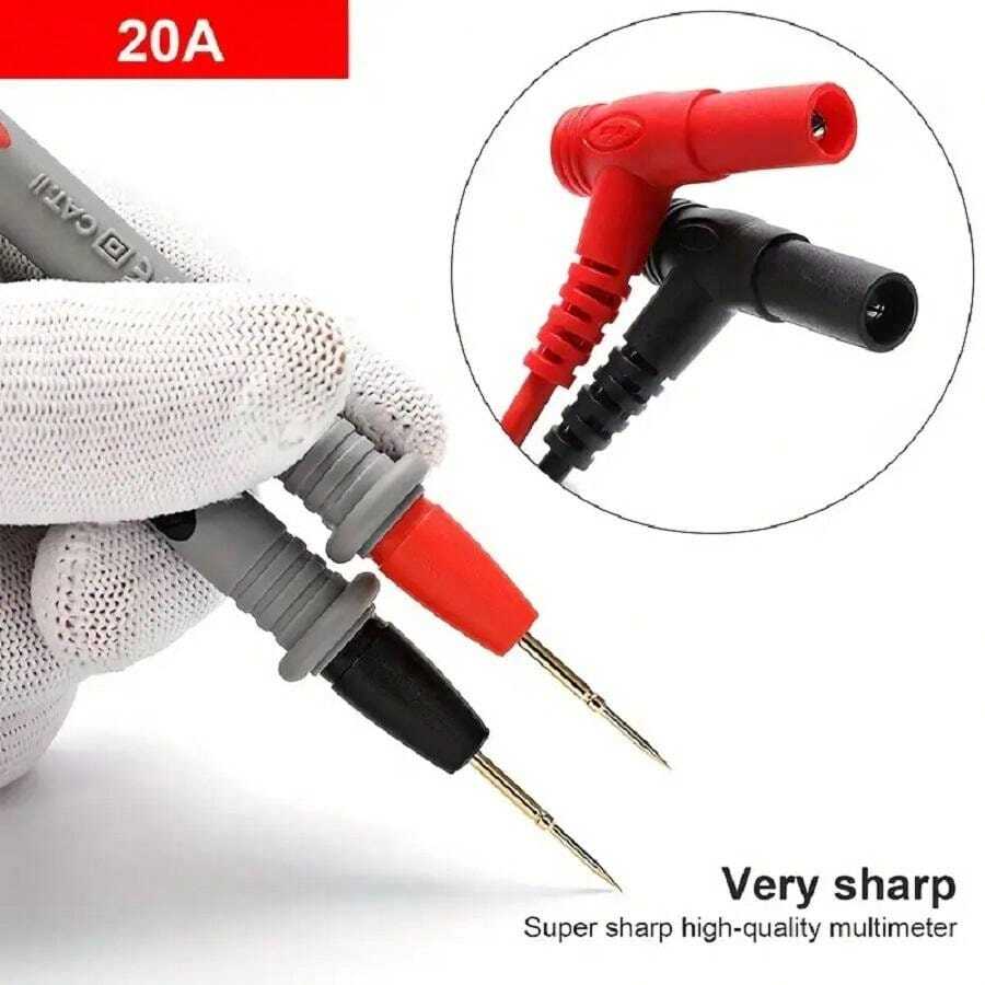 6-Piece Set Of High Sensitivity Multimeter Probes, Universal Measuring ...