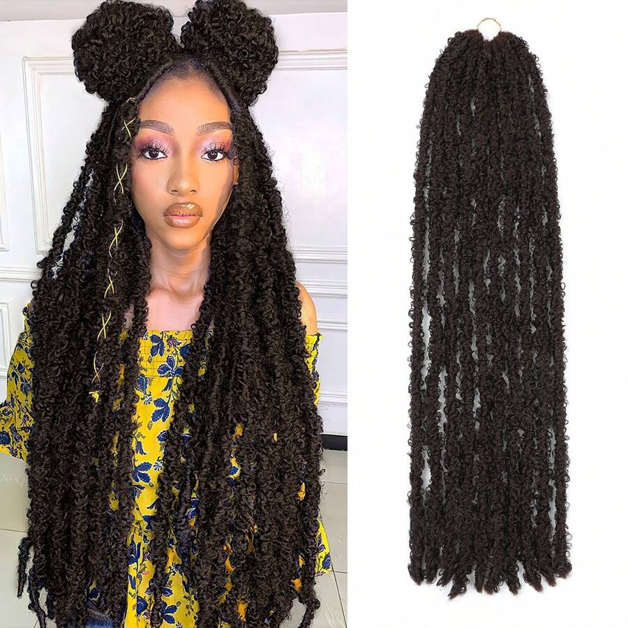 Butterfly Locs Crochet Hair Dreadlocks Meche Faux Locks Crochet Hair ...