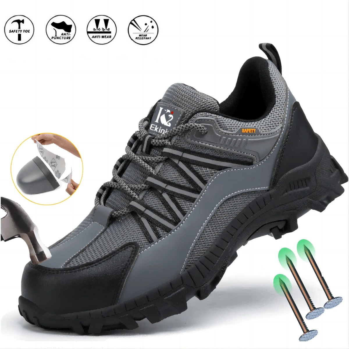 Industrial Safety Shoes Labor Protection Shoes Male Steel Head ...