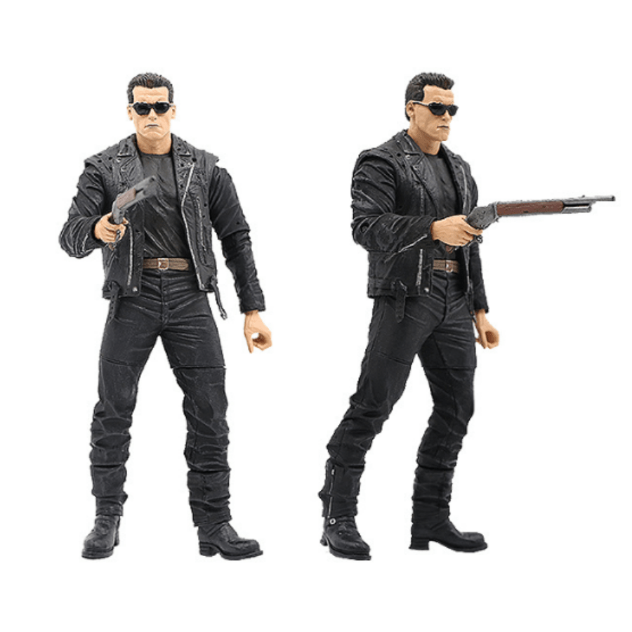NECA NECA Terminator Series T-1000 Broken Head Version Terminator T-800 ...
