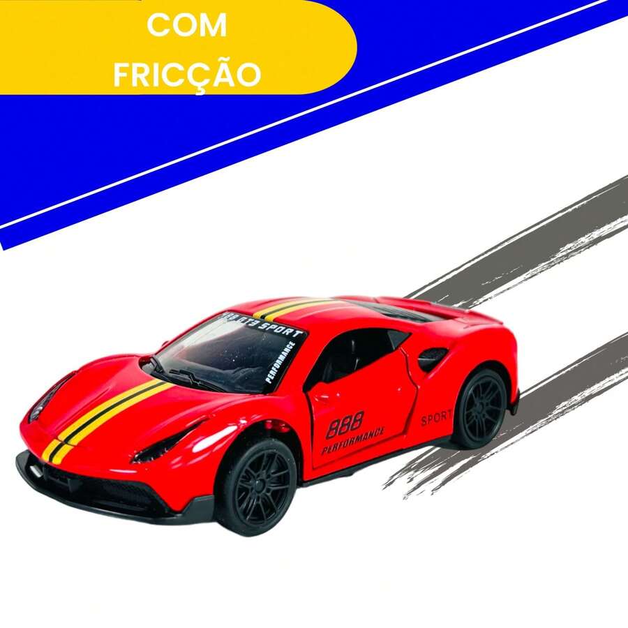 Iron Miniature Friction Cars Models Ferrari Lamborghini Porsche GT-R ...
