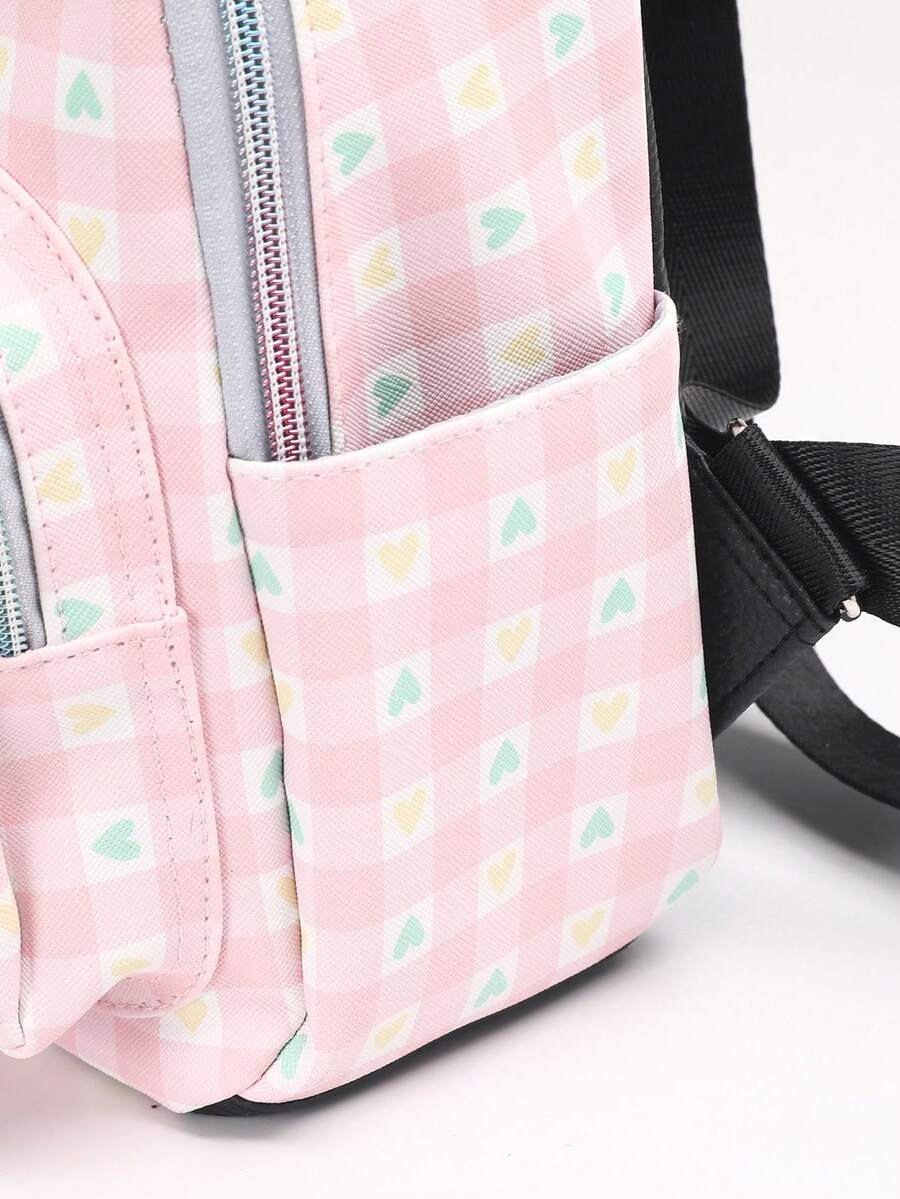 Cute PU Cartoon Allover Print Children's Mini Backpack, Small Size ...