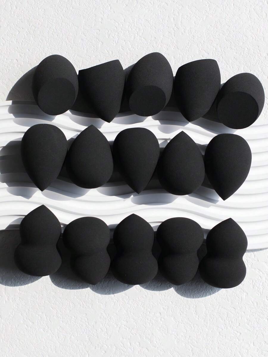 15pcs Assorted Beauty Makeup Blender Sponges, Including Gourd And ...