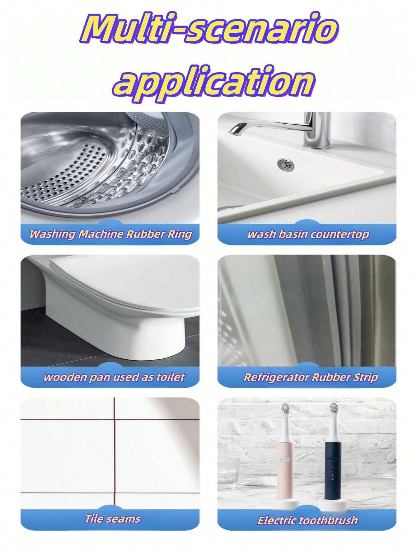 Mold Removing Gel, Mildew Stain & Bacteria Cleaner, Household Mold ...