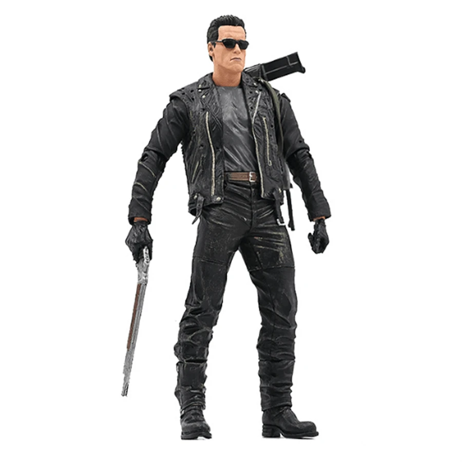 NECA NECA Terminator Series T-1000 Broken Head Version Terminator T-800 ...