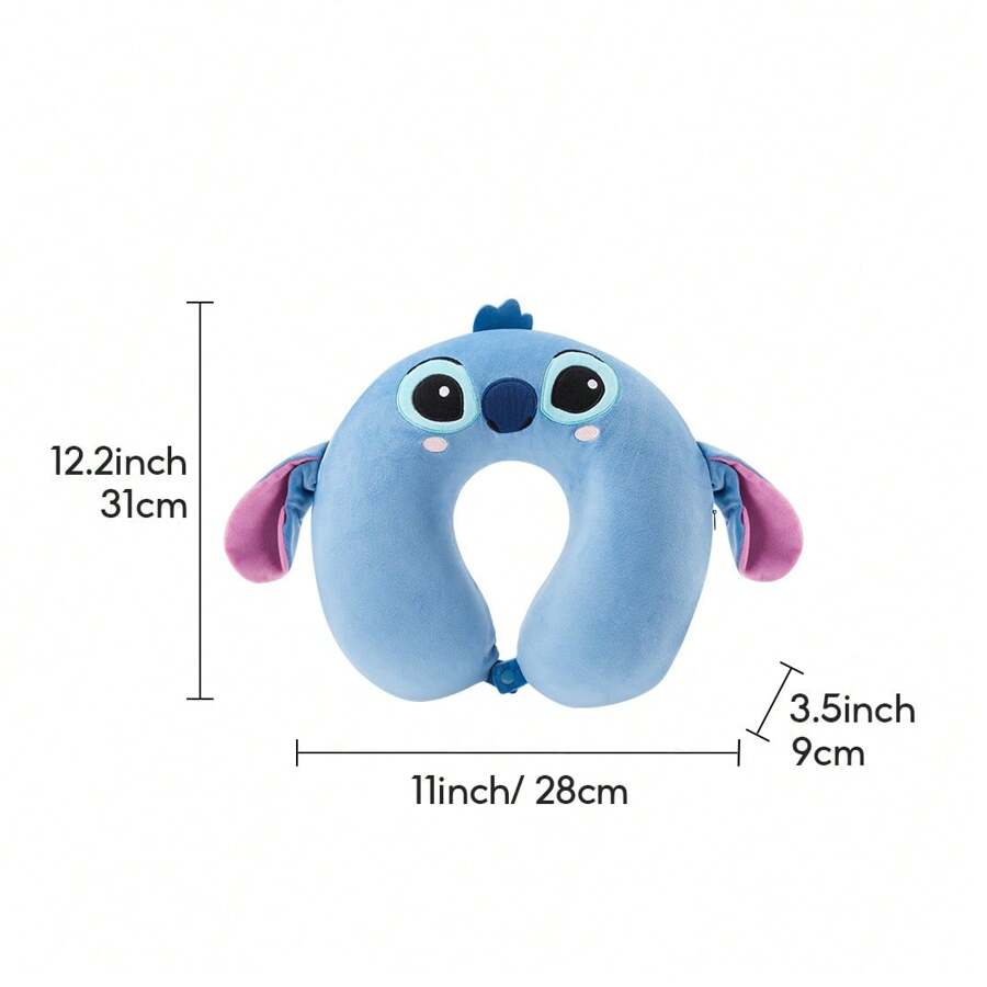 Miniso Disney Stitch Memory Foam Travel Neck Pillow Comfortable ...