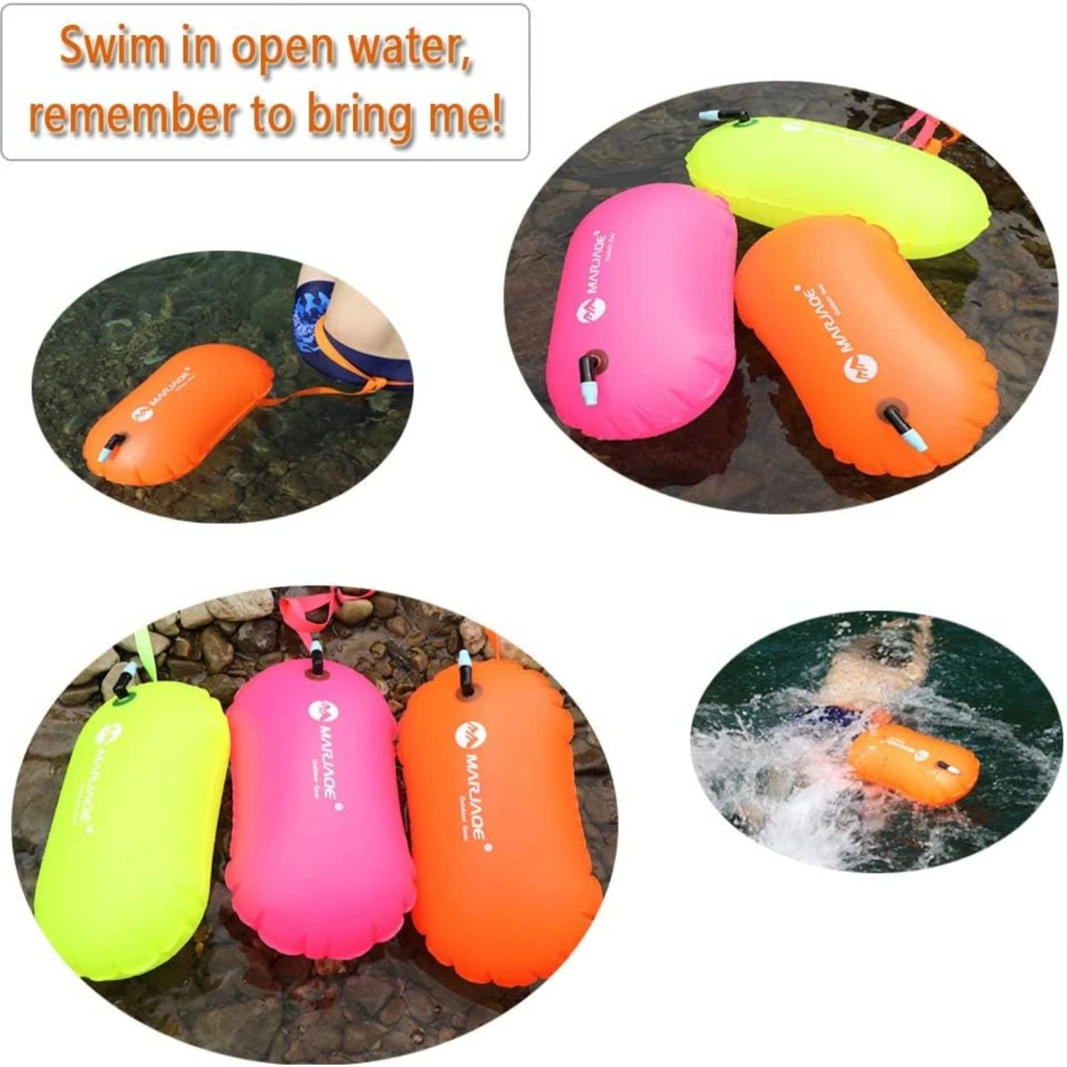 Swim Buoy Float Pool Floats Adult Swimming Bubble Safety Float With