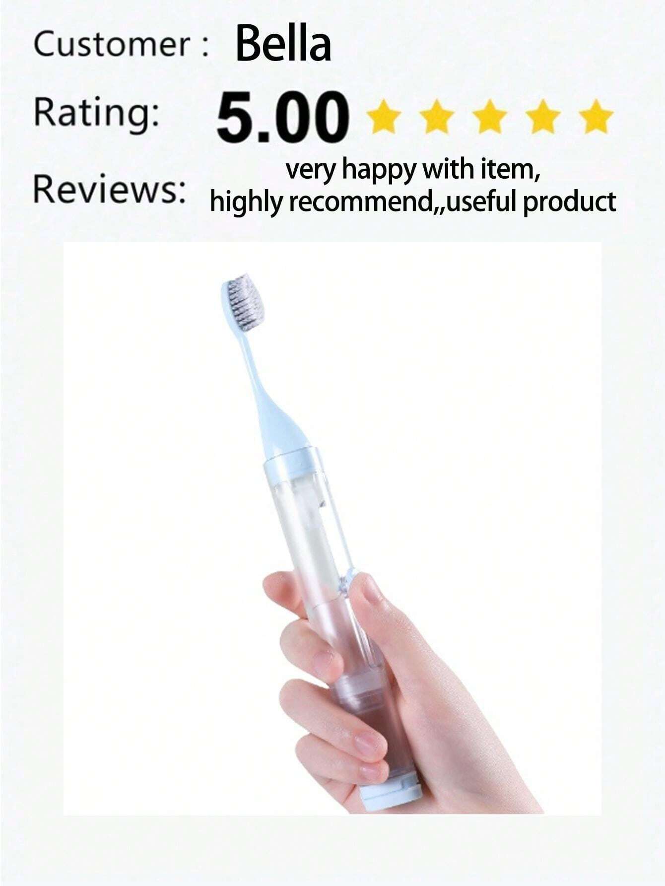 Portable Toothbrush And Toothpaste In One, Interdental Brush, Foldable ...