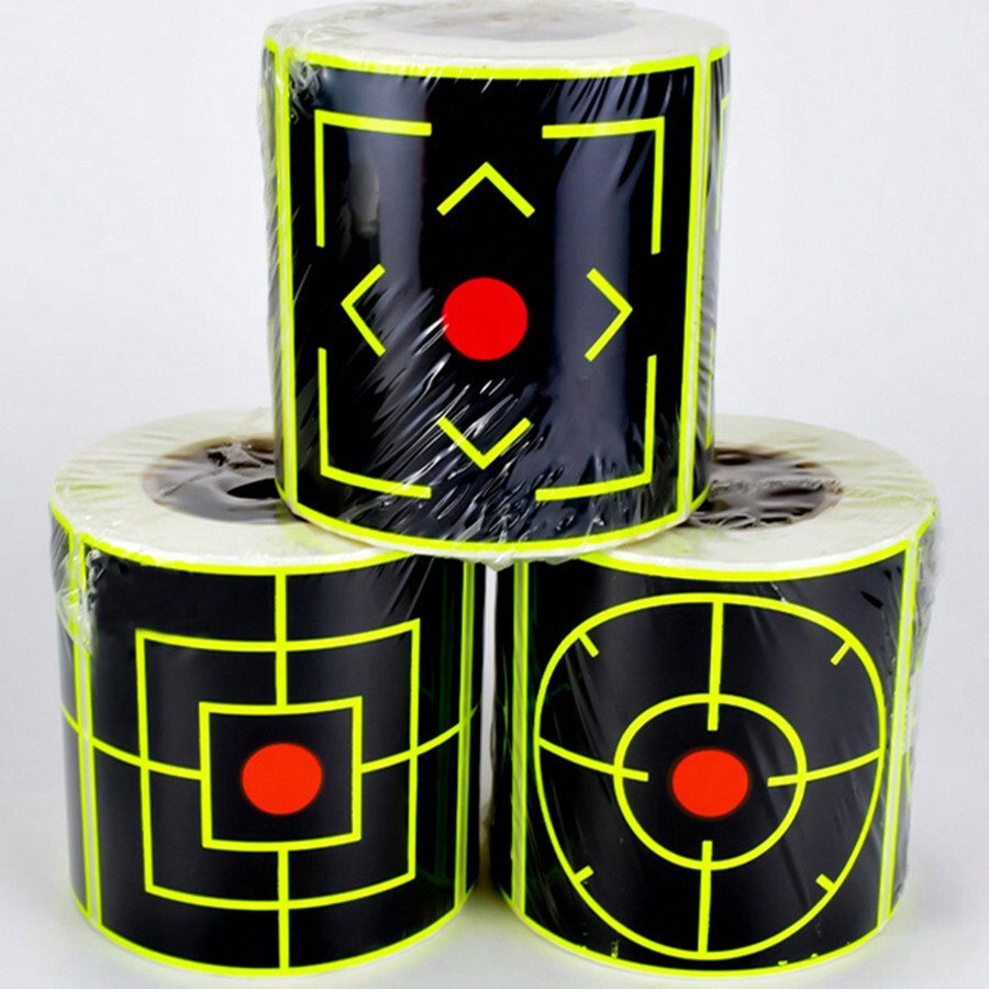 1roll Fluorescent Splash Shooting Target Paper 3-Inch, Cross-Border ...
