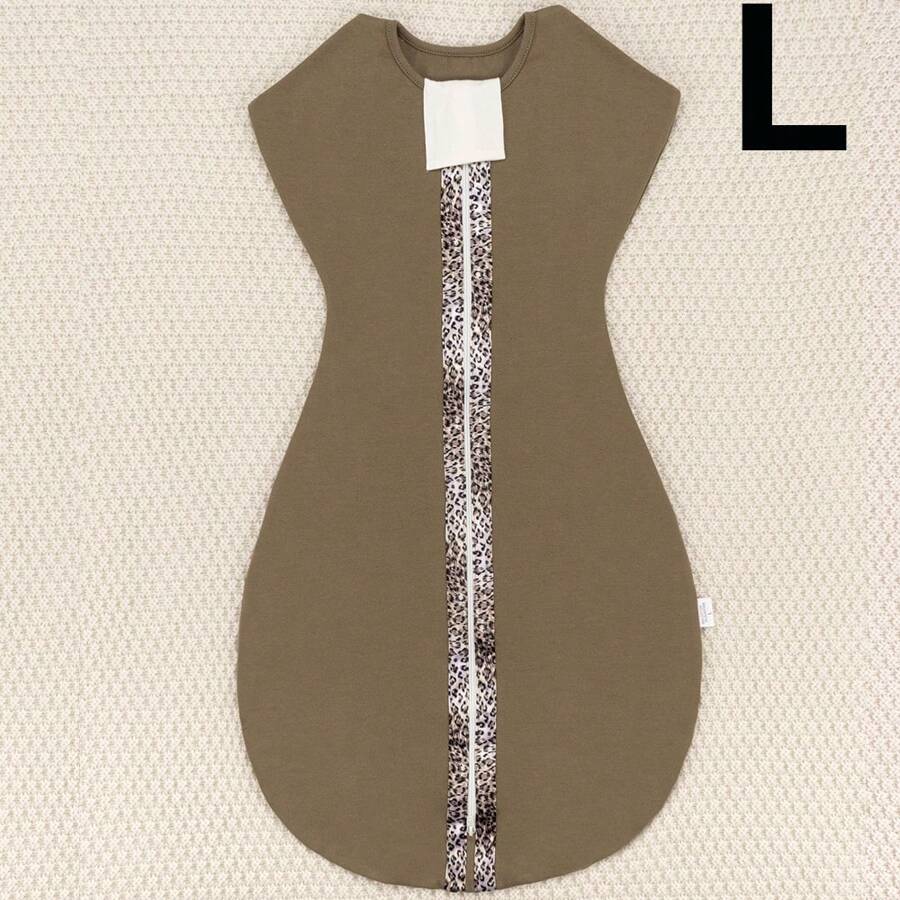 Baby Transition Swaddle With 2-Way Zipper, Cotton Self-Soothing Sleep ...