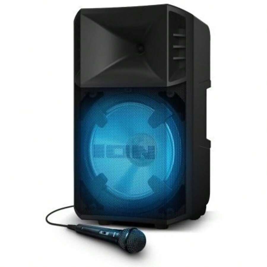 Ion ION IPA118A Power Glow 300 Bluetooth 300 Watt Portable Speaker System (Black) [SPEAKERS ...