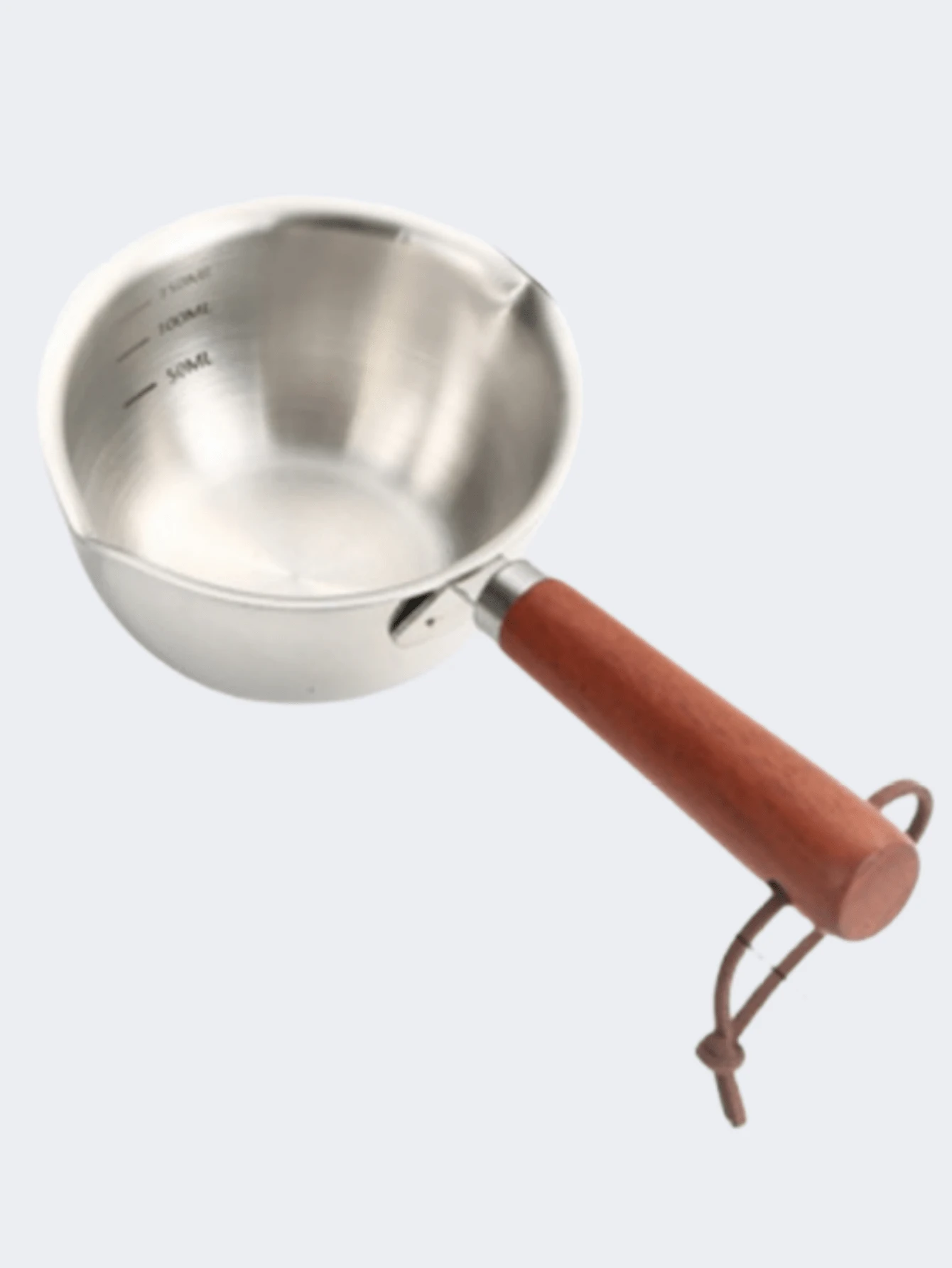 4-Inch Mini Nonstick Frying Pan With Dual Spouts, Wooden Handle ...