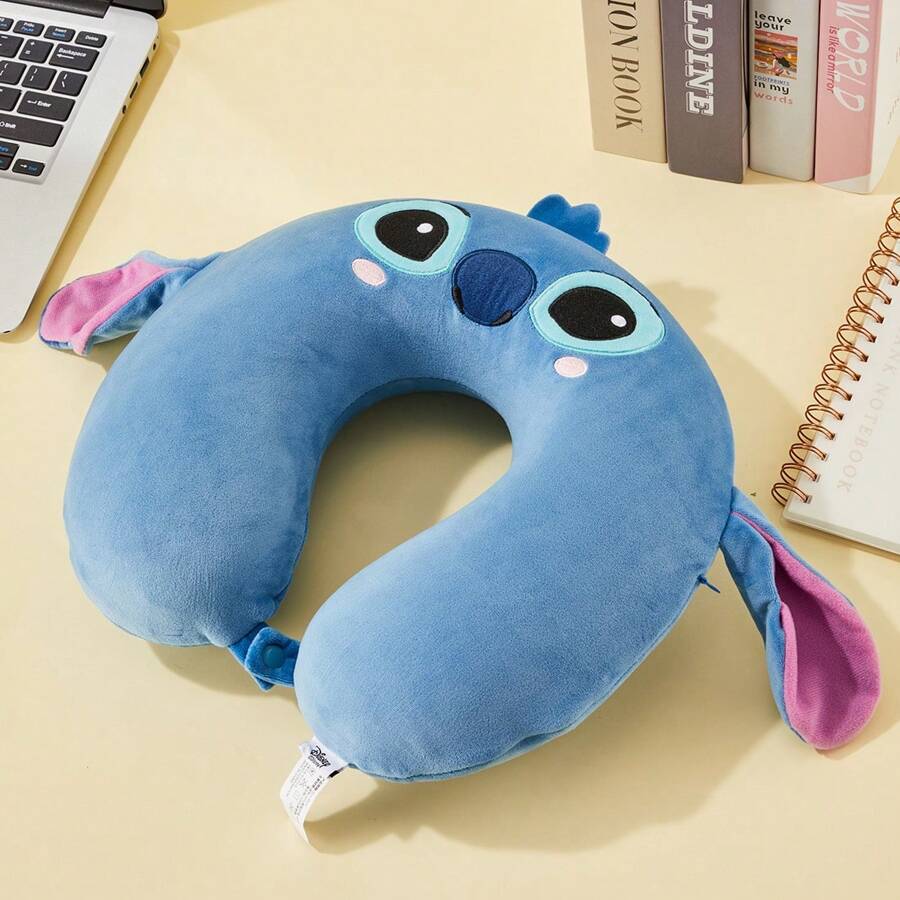 Miniso Disney Stitch Memory Foam Travel Neck Pillow Comfortable ...