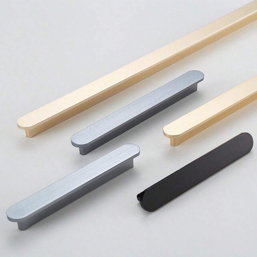 Cabinet Knob T Type Modern Black Golden Gray Dresser Furniture Pulls ... Cabinet Knob T Type Modern Black Golden Gray Dresser Furniture Pulls ...