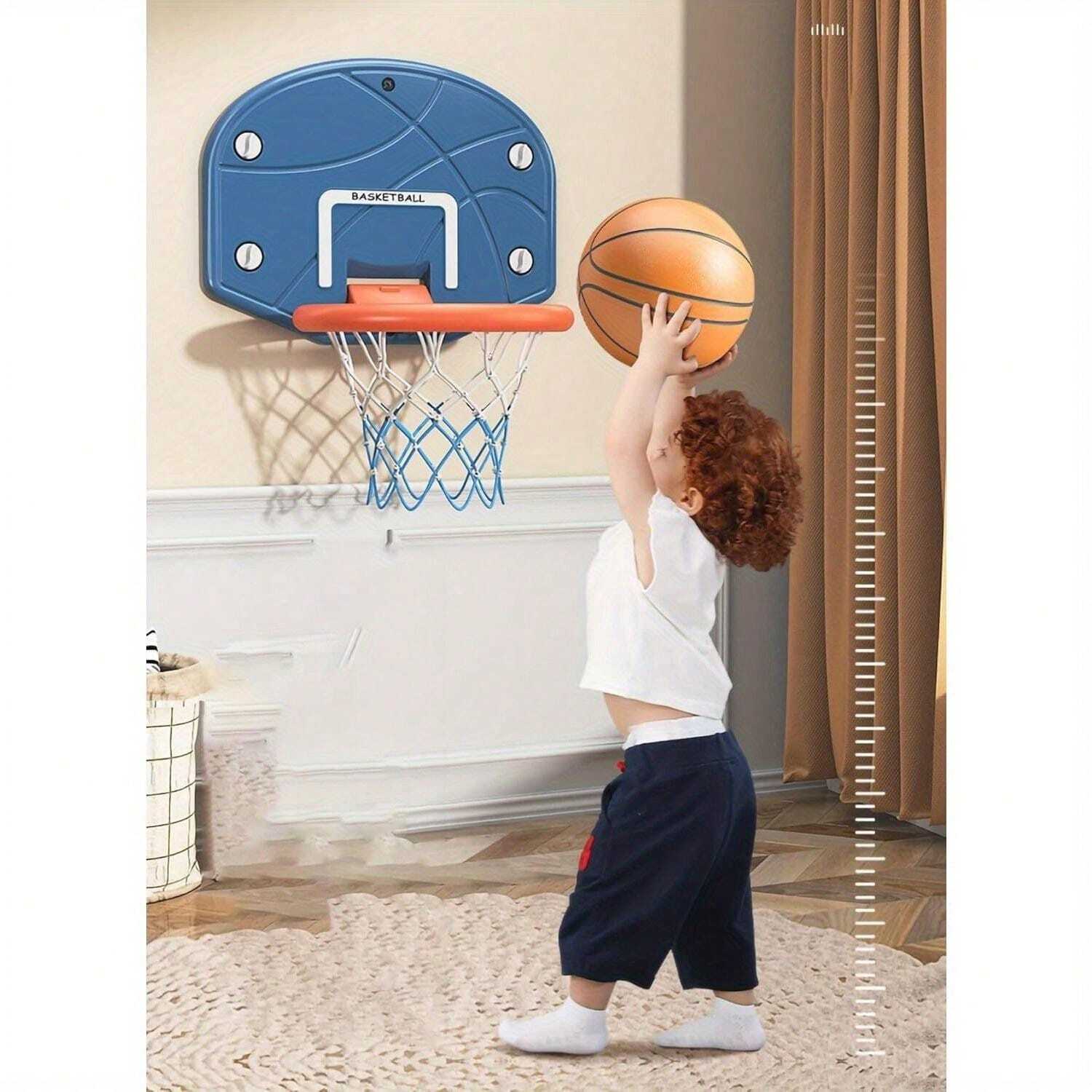Children's Indoor Hanging Basketball Frame Home Basketball Frame Free ...