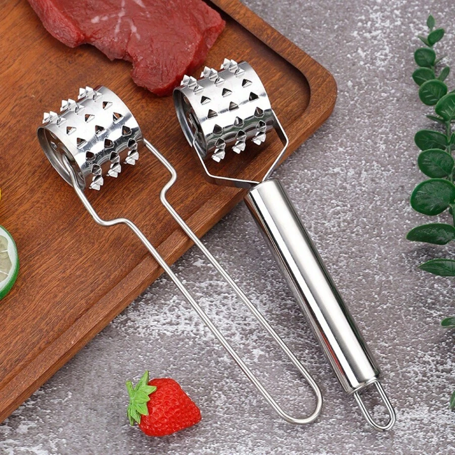 Stainless Steel Meat Tenderizer, Quick Meat Mallet, Steak Chicken Pork ...