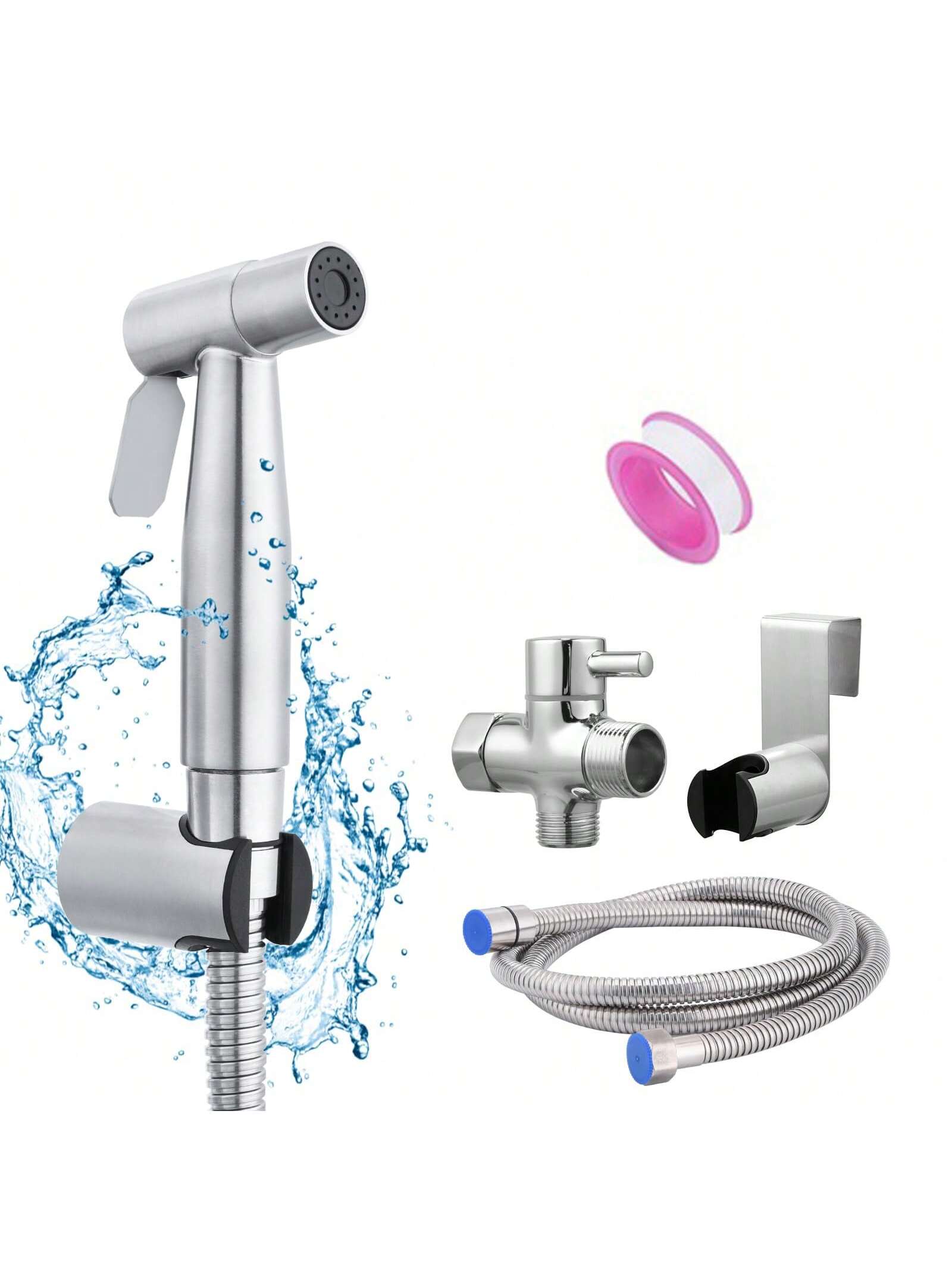 Bidé de mano multifuncional, ducha de baño para pañales, rociador ...