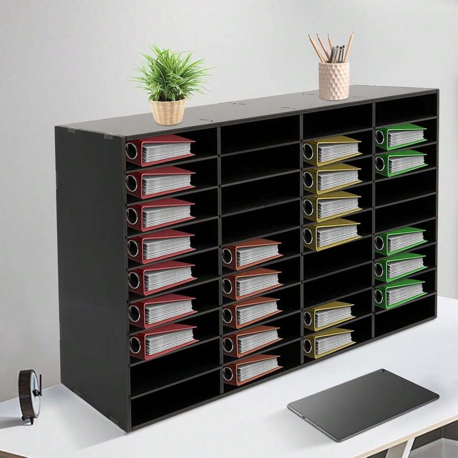 CNCEST Classroom Mailboxes 36 Slots, Desktop Literature Organizer ...