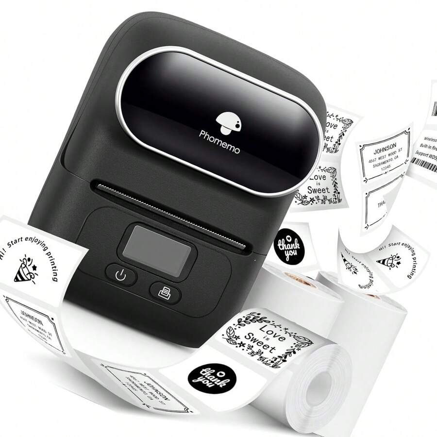 Phomemo Phomemo Label Maker 3 Label Set - M110 Address Label Printer ...