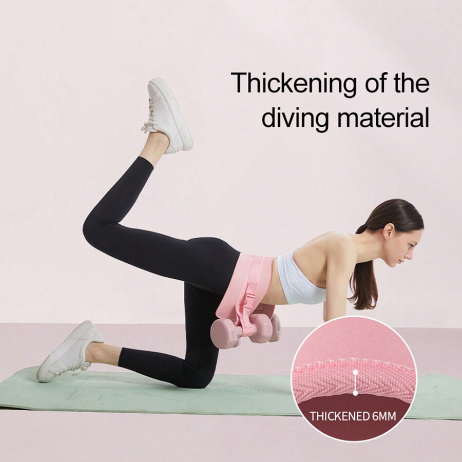 ABAHUB Fitness Sweating Hip Bridge Belt, Thrust Training Belt ,Flat Support Sports Belt ...