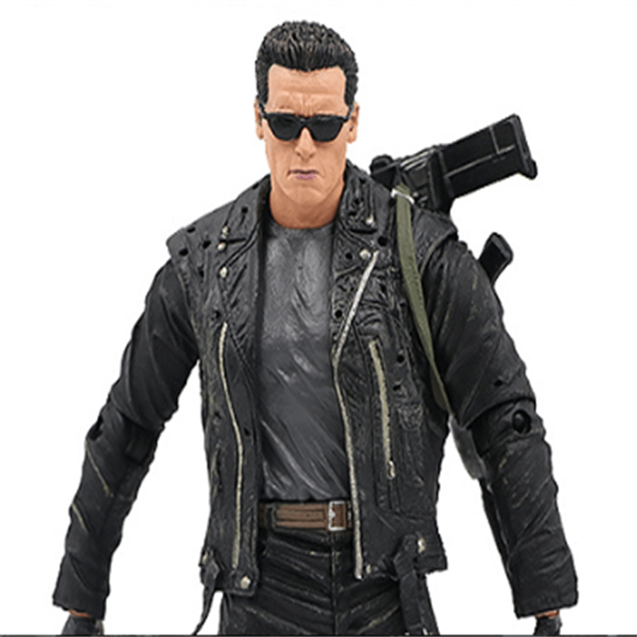 NECA NECA Terminator Series T-1000 Broken Head Version Terminator T-800 ...