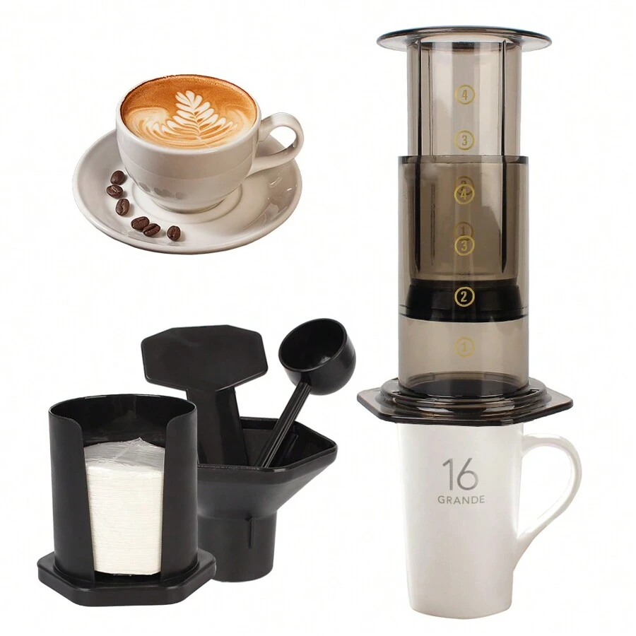 French Press Cafe Coffee Pot Kitchen Supplies Barista Tools New Filter ...