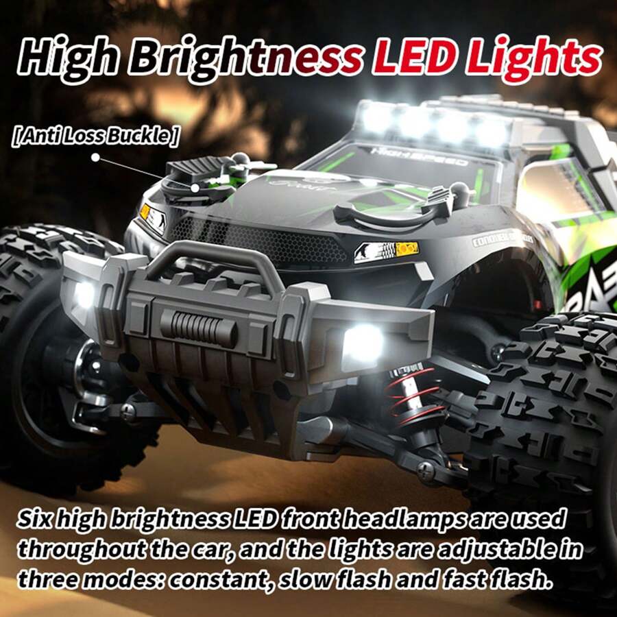 Voiture 4x4 tout-terrain, course de drift et escalade extérieur, radiocommande 2,4 GHz à l ...